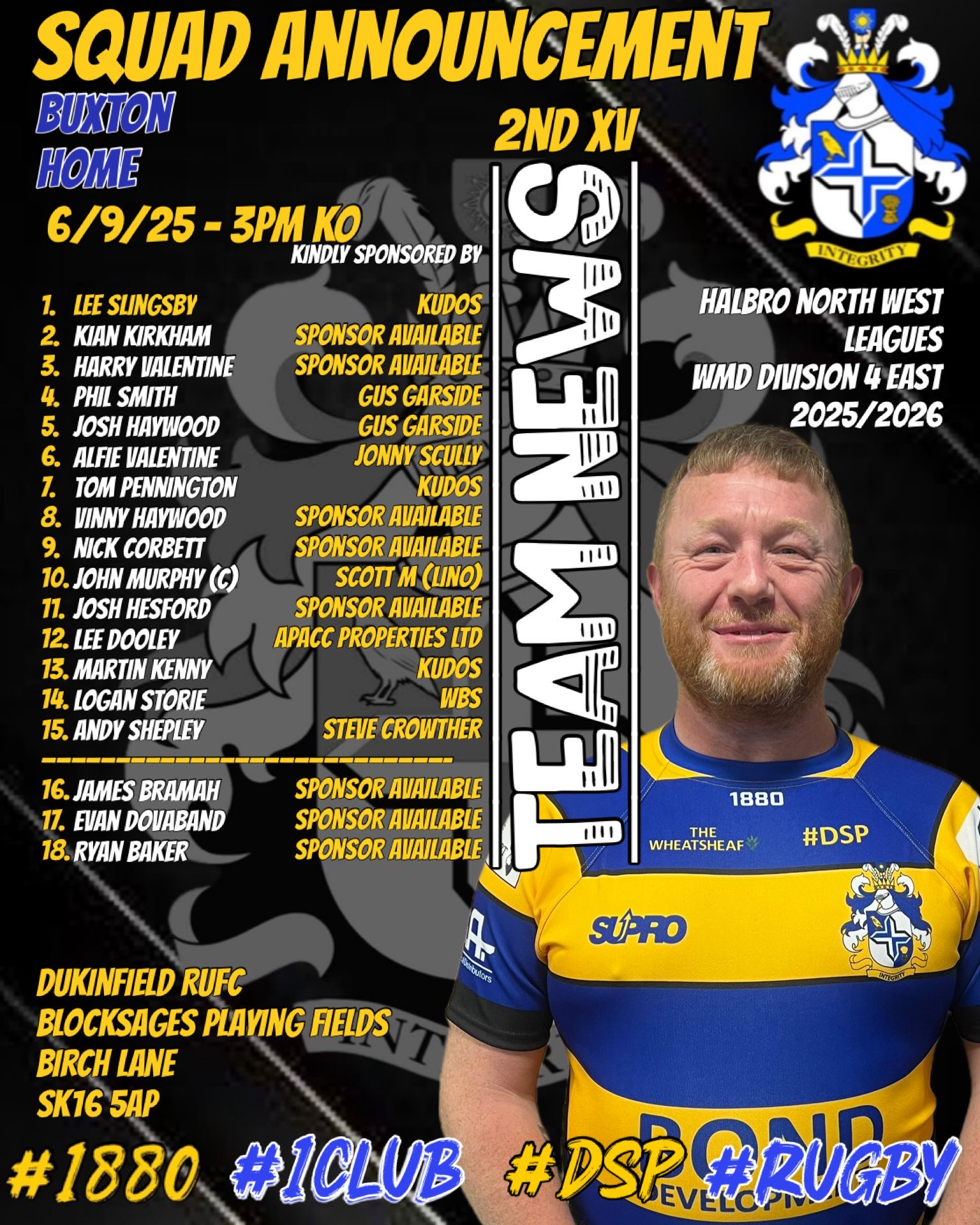 League Opener – Dukinfield Rugby Club